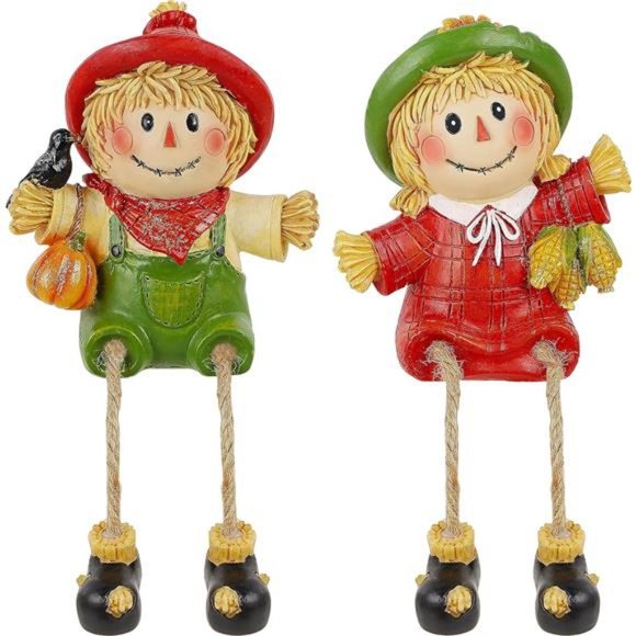 Accents | Resin Figurine Shelf Sitters With Dangling Legs Home And ...